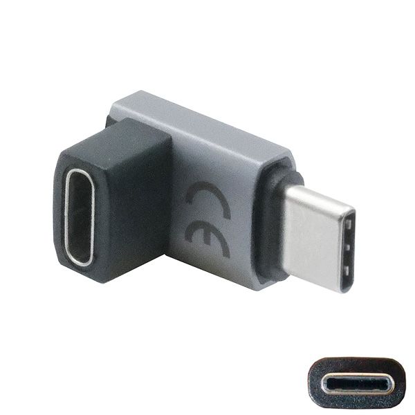 Adaptateur USB Type-C 90° USB-CMF90 - Gotronic