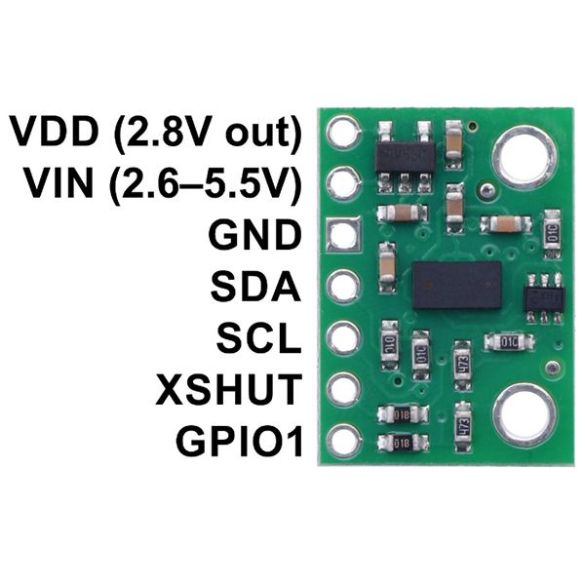 Capteur de distance VL53L0X 2490 - Gotronic