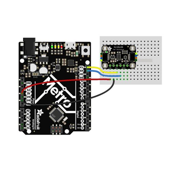 Capteur de distance VL53L0X ADA3317 - Gotronic