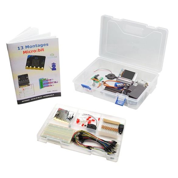 Kit débutant 13 montages micro:bit - Gotronic