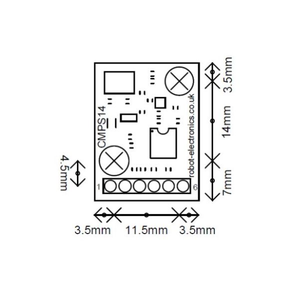 Module 9 DoF CMPS14 - Gotronic