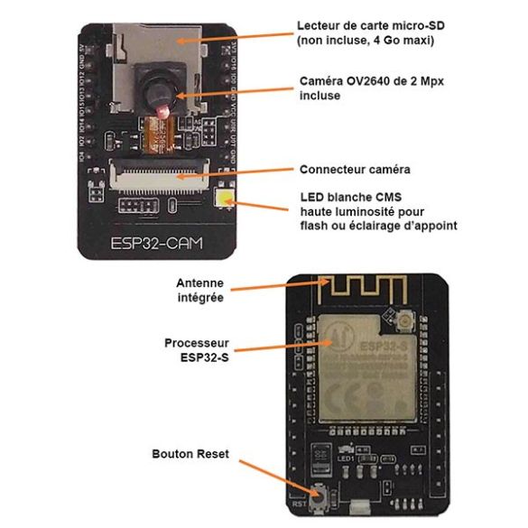 Module ESP32-CAM - Gotronic