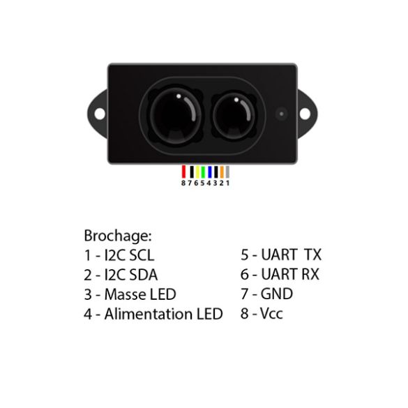 Capteur de distance LiDAR SEN0413 - Gotronic