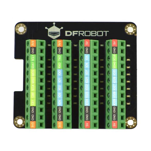 Module HAT GPIO vers borniers DFR0918 - Gotronic