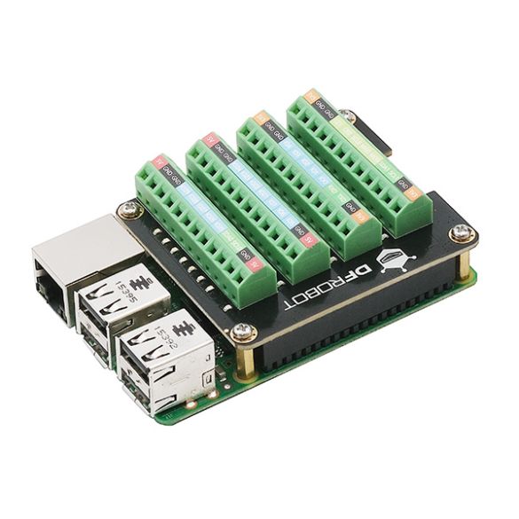 Module HAT GPIO vers borniers DFR0918 - Gotronic