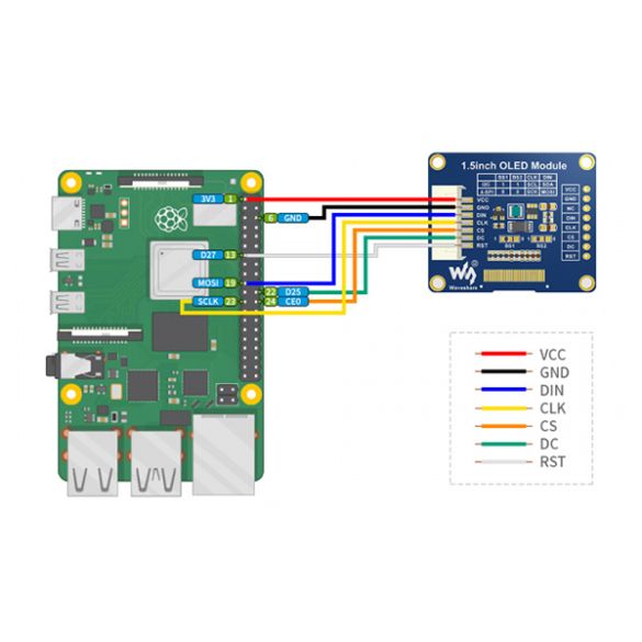 Module afficheur OLED 1,5'' 13992 - Gotronic