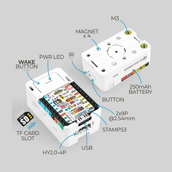 Module Capsule Kit M5StampS3 K129 - Gotronic