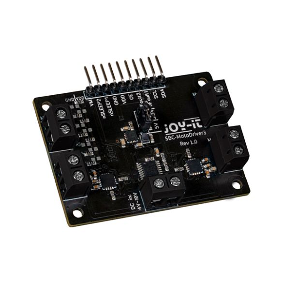Commande I2C de 4 moteurs CC Motodriver3 - Gotronic
