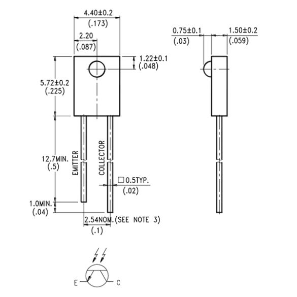 Phototransistor LTR-301 - Gotronic