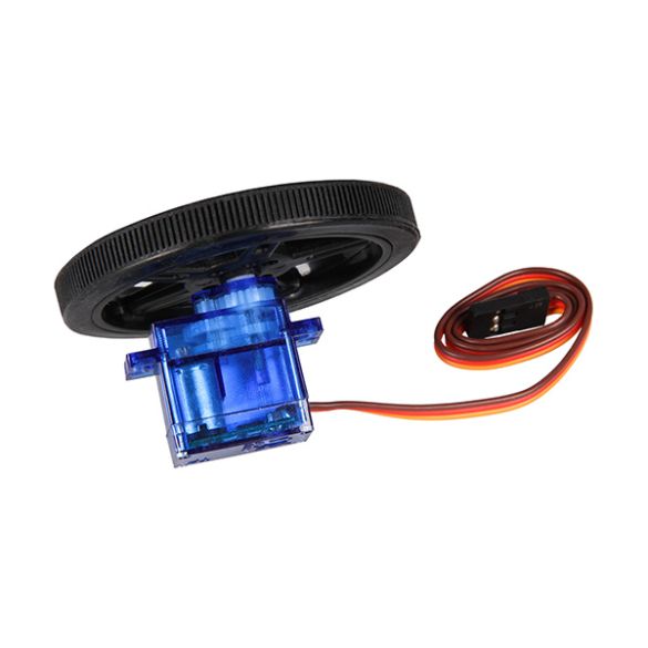 Servo + roue MOTOR05 - Gotronic