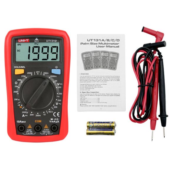 Multimètre digital UT131D - Gotronic