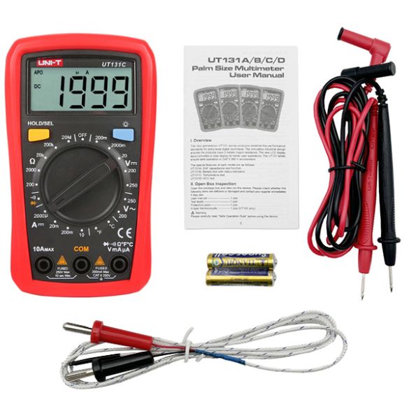 Multimètre digital UT131C - Gotronic